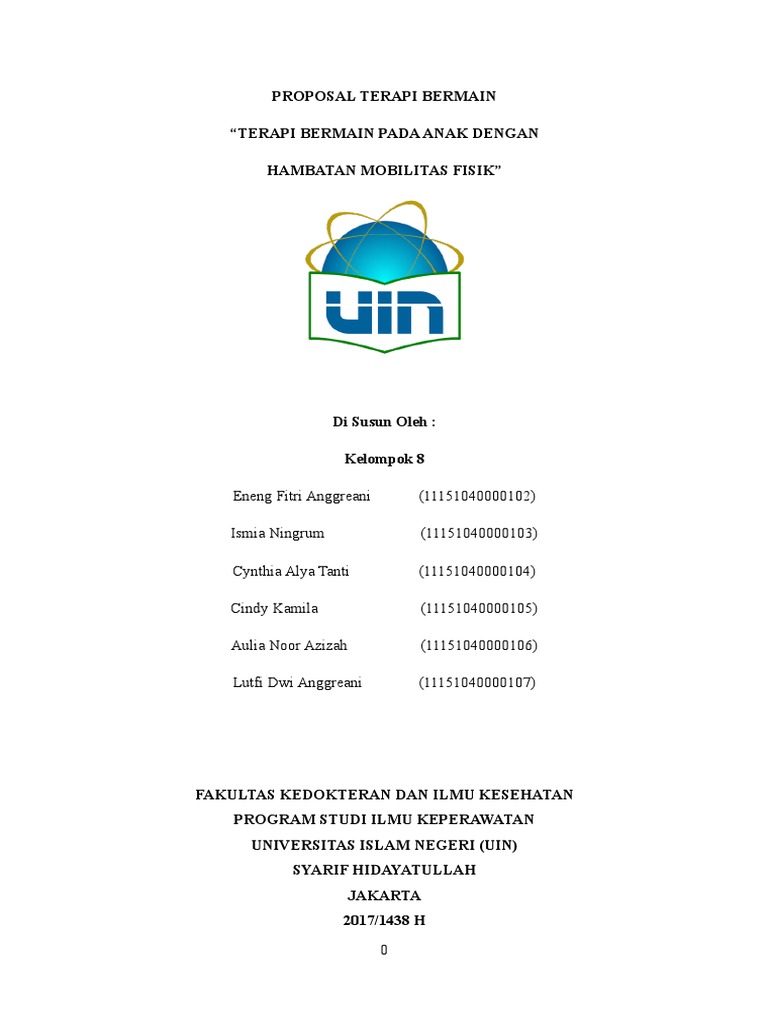 Proposal Terapi Bermain Anak | PDF Proposal Terapi Bermain Anak | PDF
