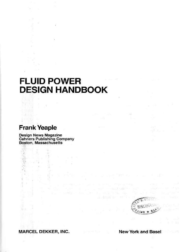 Fluid Power Design Essentials | PDF | Technology & Engineering