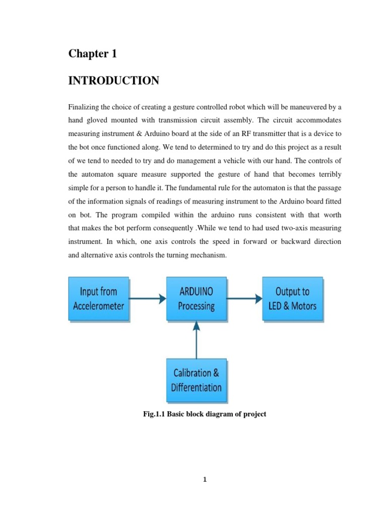 Fig.1.1 Basic Block Diagram of Project | PDF | Arduino | Embedded System