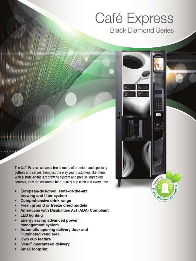 Coffee Cafe Vending Machines Gencvm | PDF | Coffeehouse | Coffee