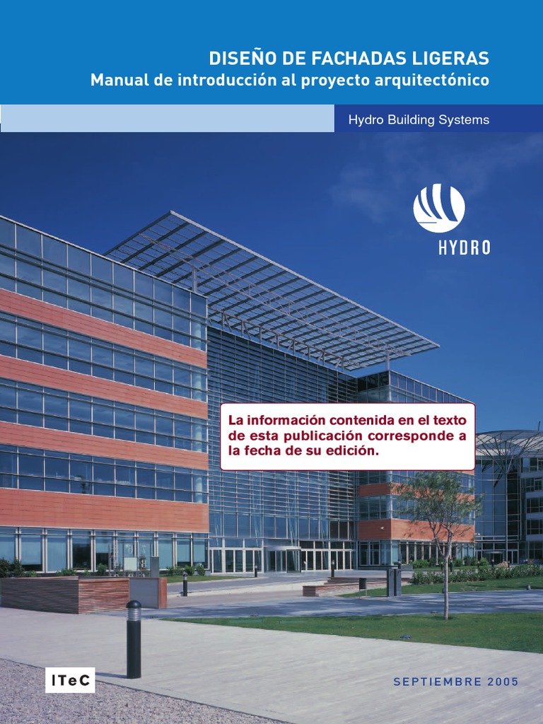 Diseño de Fachadas Ligeras. Manual de Introducción Al Proyecto Arquitectónico - 2005 PDF | PDF