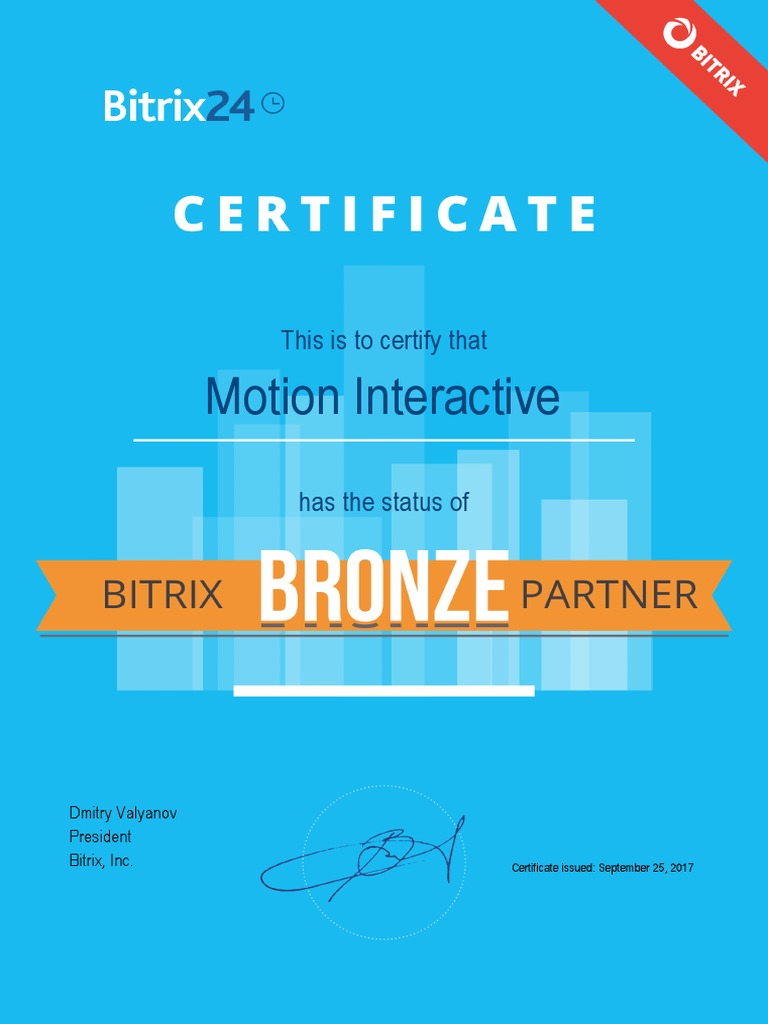 Partner Certificate | PDF