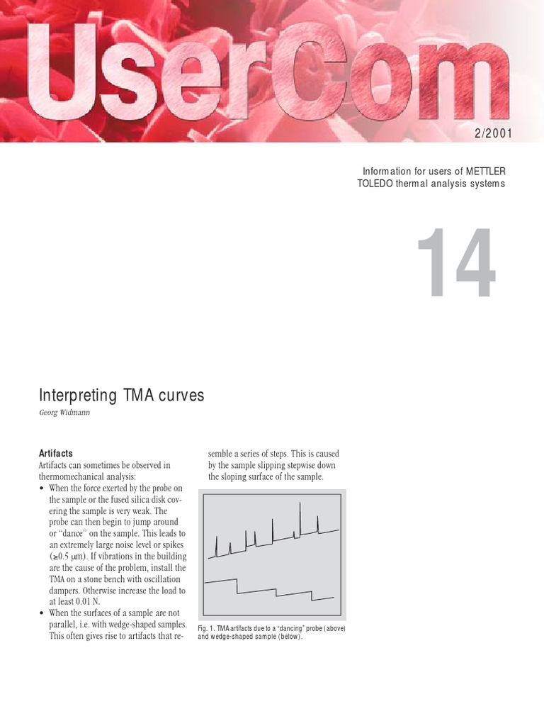 Tma Curve Interpre PDF | PDF | Thermal Expansion | Glasses