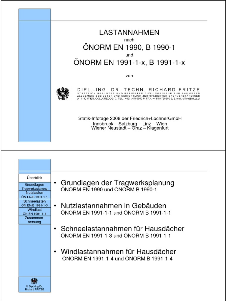 FuL Lastannahmen 0811 PDF | PDF