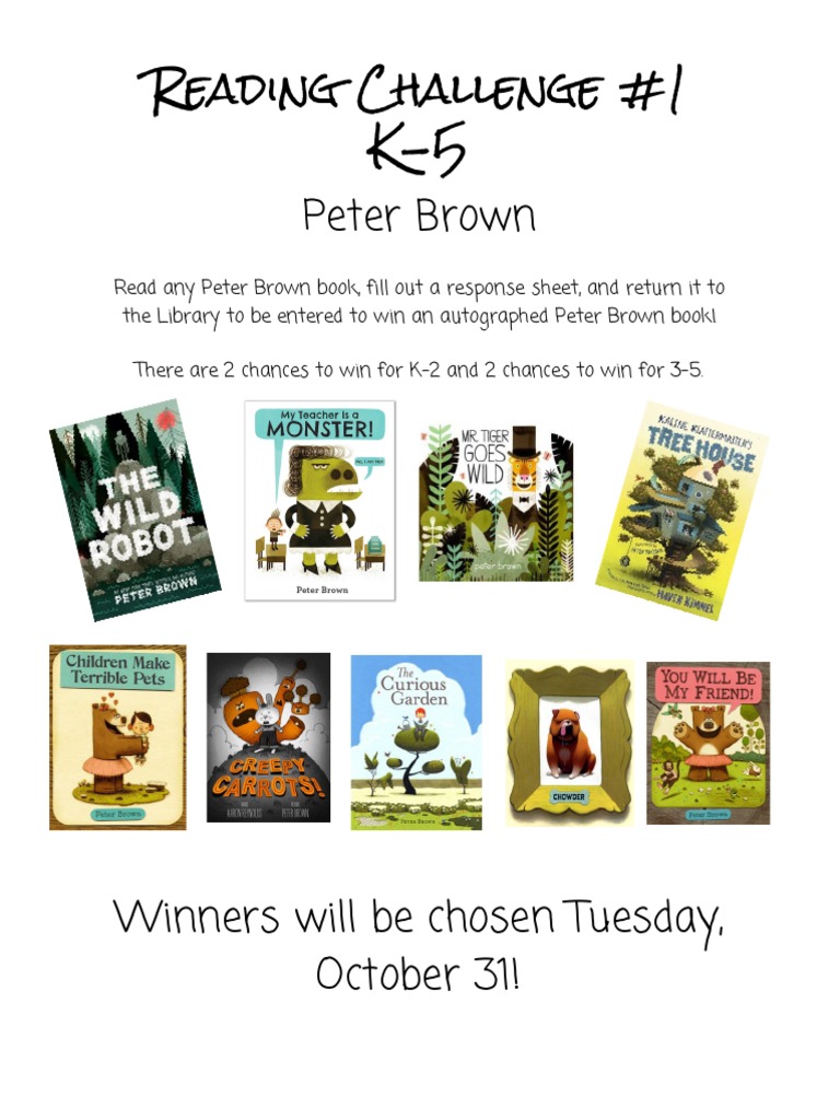 Win Autographed Peter Brown Book | PDF