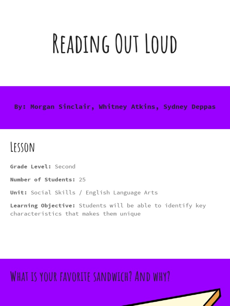 Unique Characteristics Lesson Plan | PDF