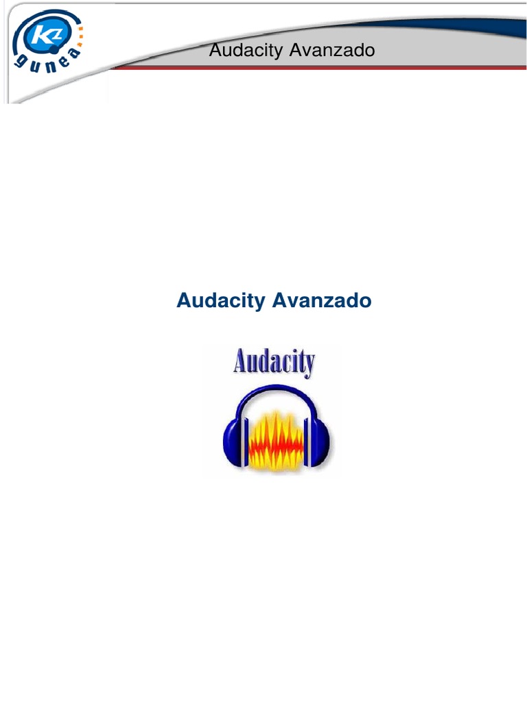 Audacity Avanzado PDF | PDF | Mp3 | Archivo de computadora