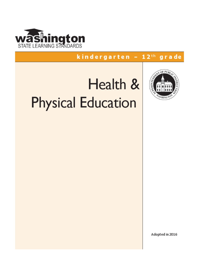 Health and Physical Education State K-12 Learning Standards | PDF ...