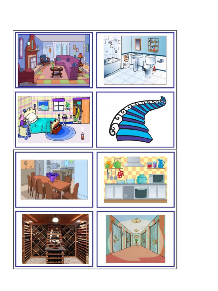 Flashcards Parts of The House | PDF