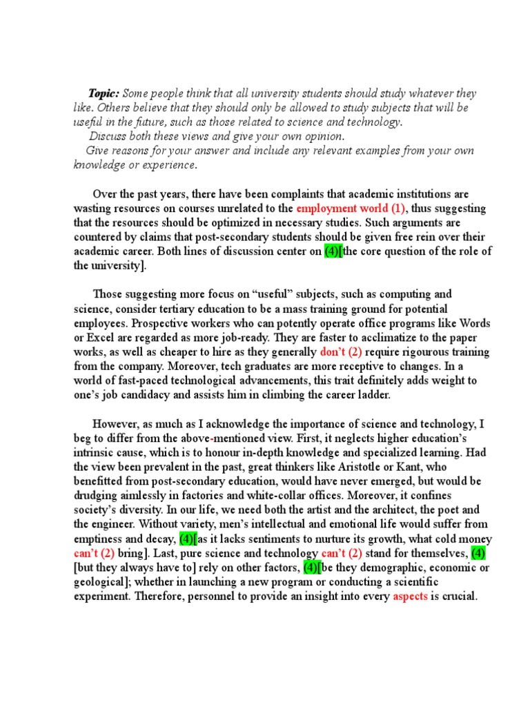 Task 2 | PDF | Higher Education | Science