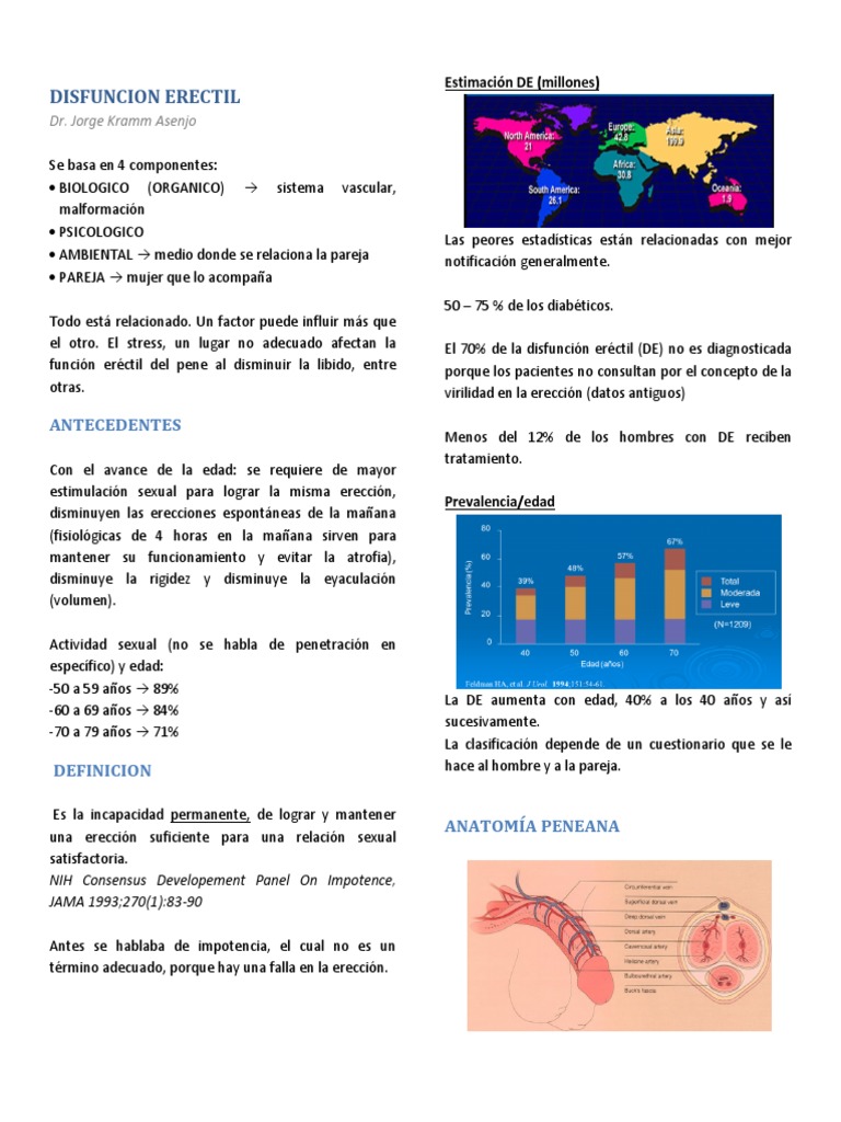 Disfunción Eréctil: Causas y Fisiología | PDF | Disfunción eréctil ...
