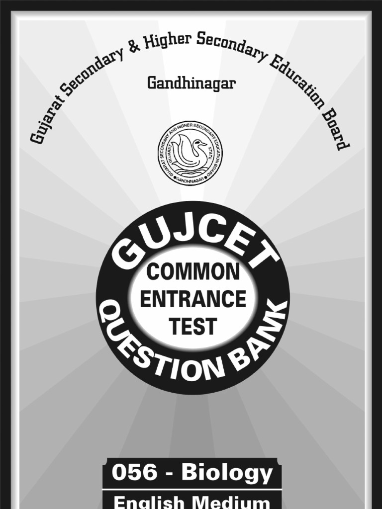 Gujcet Sample Paper For Biology - English | PDF | Immune System | Osmosis