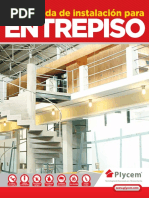 Instalación de Plycem Entrepiso Residencial | PDF | Tornillo | Madera