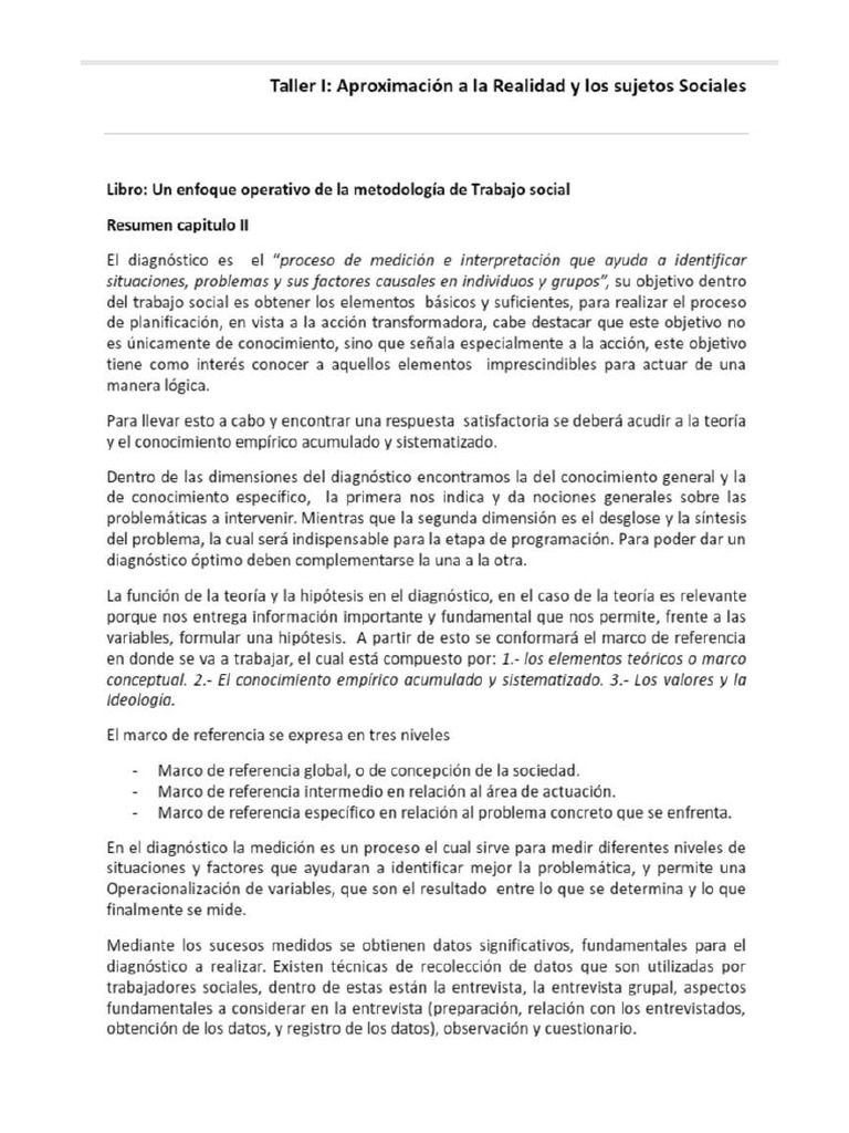 Resumen Un Enfoque Operativo Capitulo 1 y 2 | PDF