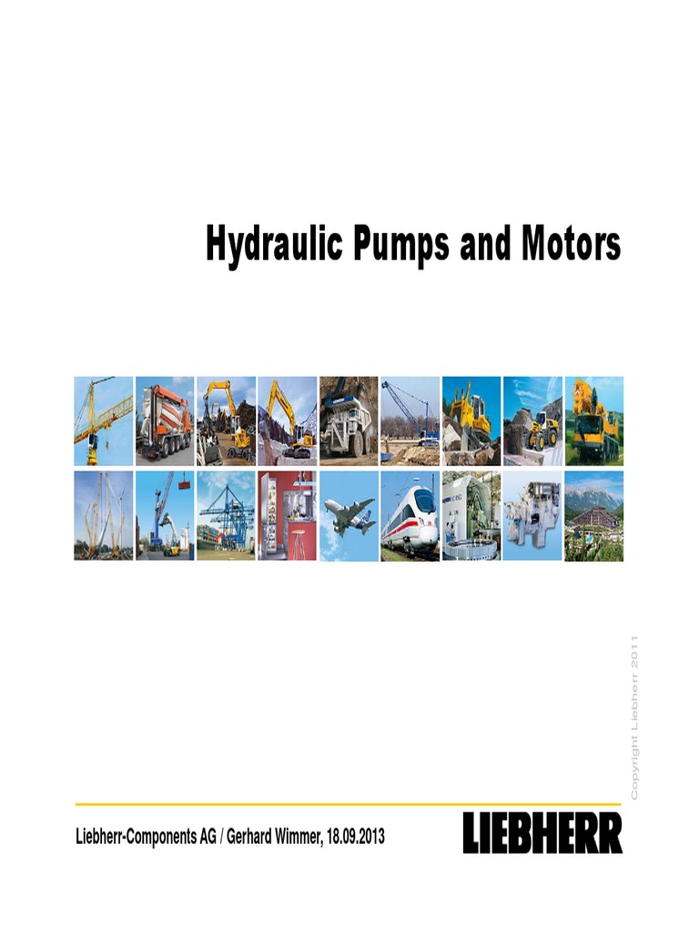 LIEBHERR Pumps and Motors | PDF | Transmission (Mechanics) | Engines