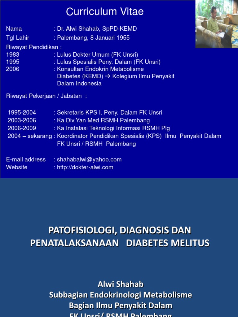 Penatalaksanaan DM | PDF | Hemoglobin Terglikasi | Diabetes Melitus Tipe 2