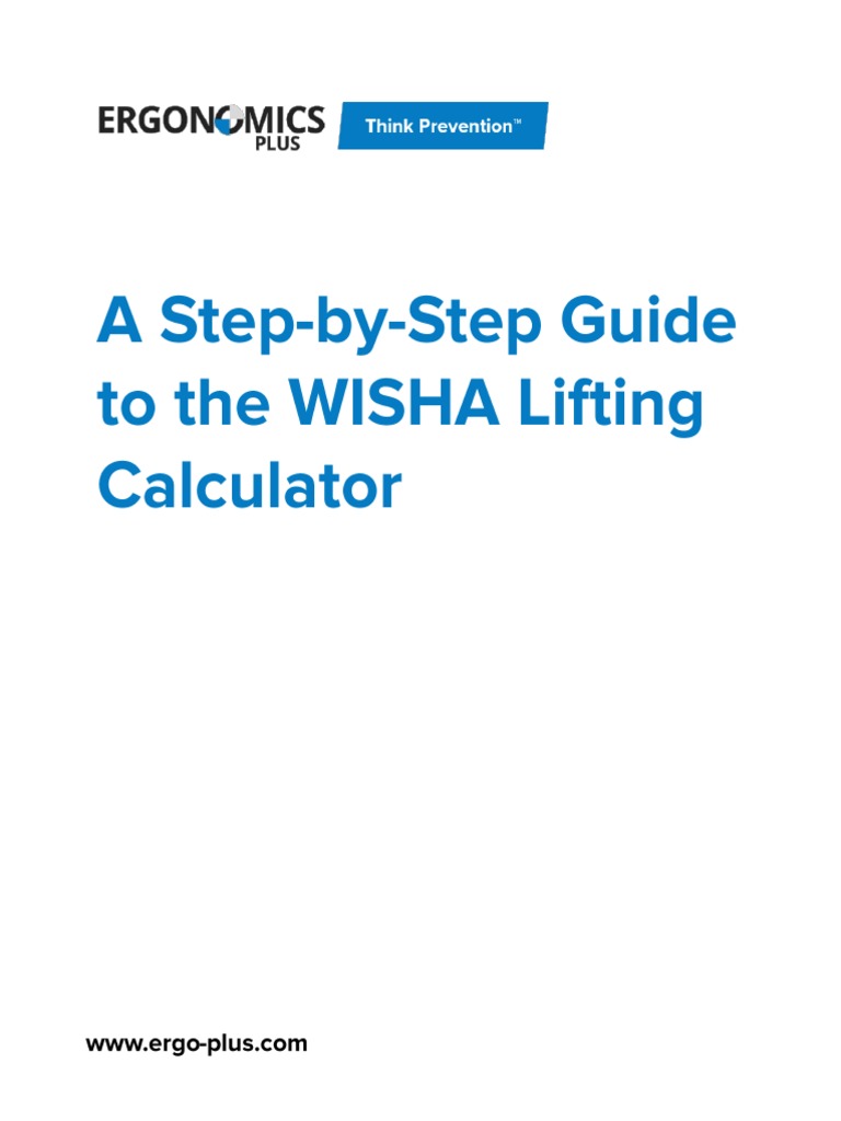 WISHA Lifting Guide V 2.1 | PDF
