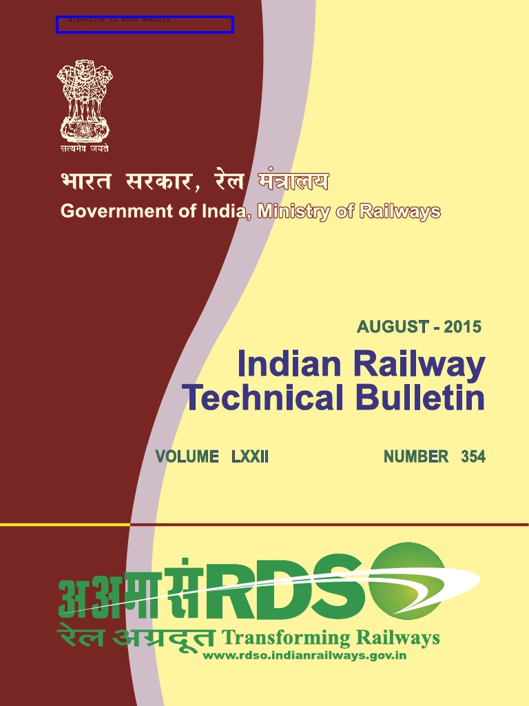 RDSO IRTB Template Guide | PDF