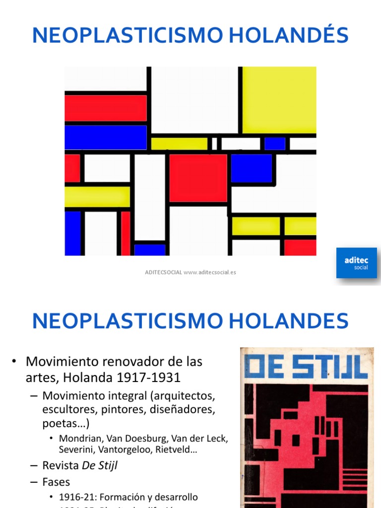 NEOPLASTICISMO HOLANDES | Teorías de la estética | Crítica de arte
