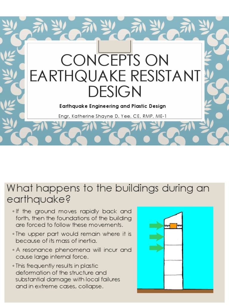 Concepts in designing earthquake resistant buildings | Earthquake ...