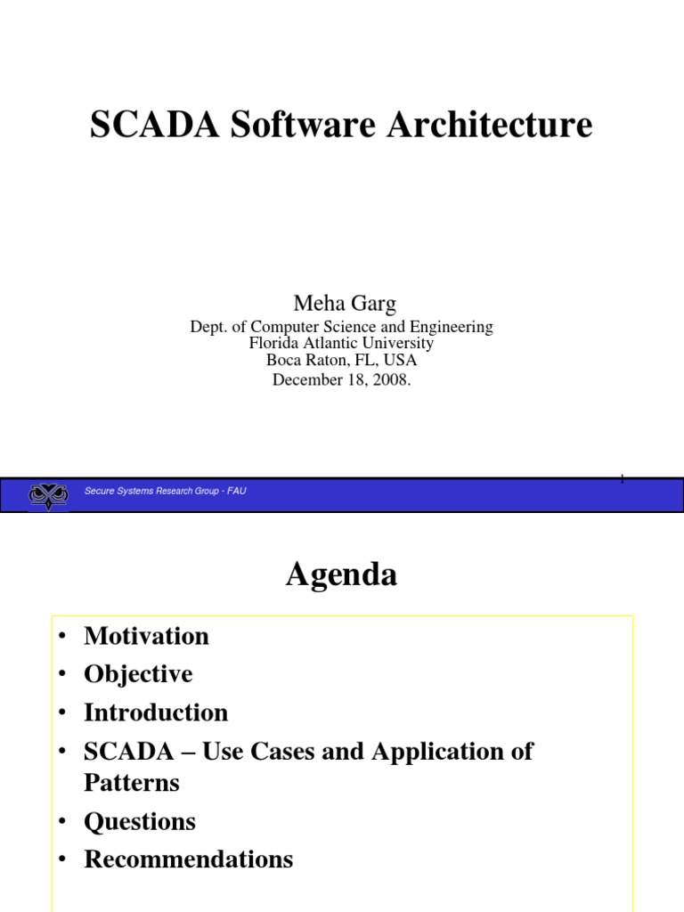 Scada Software Architectures Pdf Scada Communications Protocols