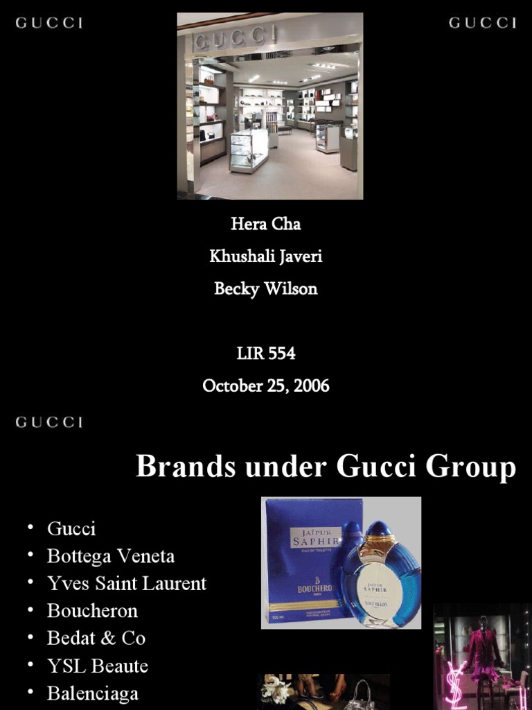 Overview of Gucci Group Brands and History | PDF | Social Science