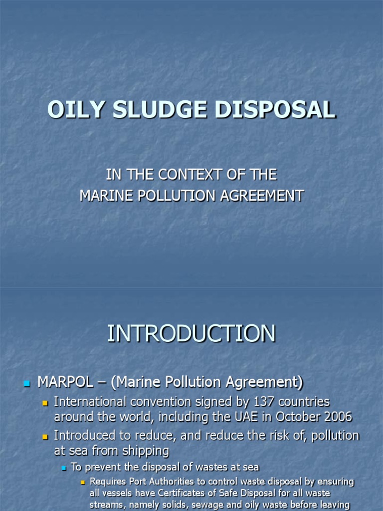 Oil Disposal Methods and Regulations | PDF | Waste Management | Fuel Oil