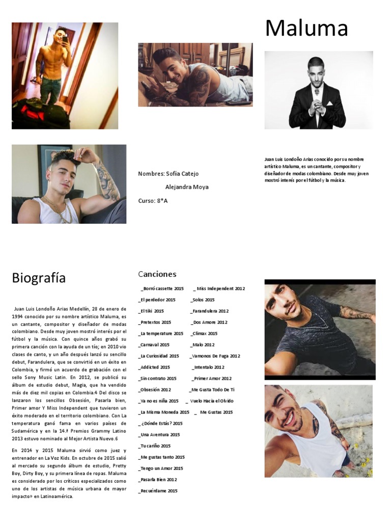 Maluma | PDF | Álbumes | Industria de la música