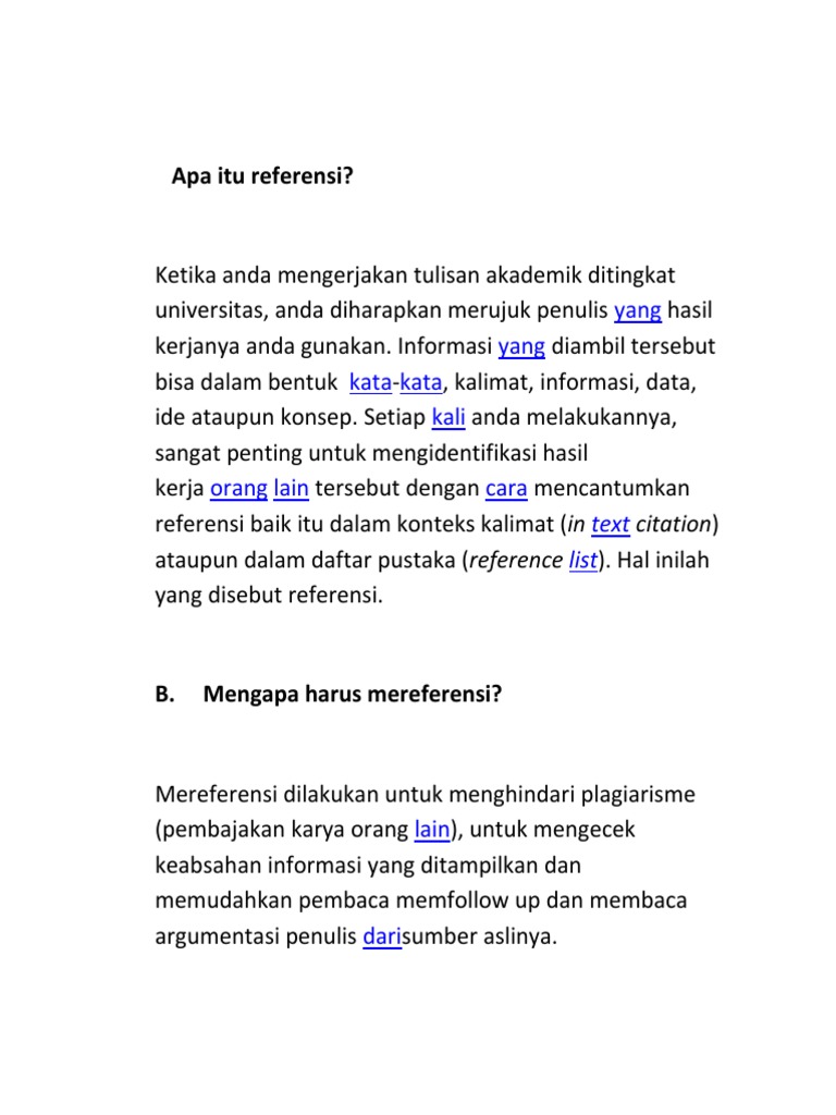 Apa Itu Referensi | PDF