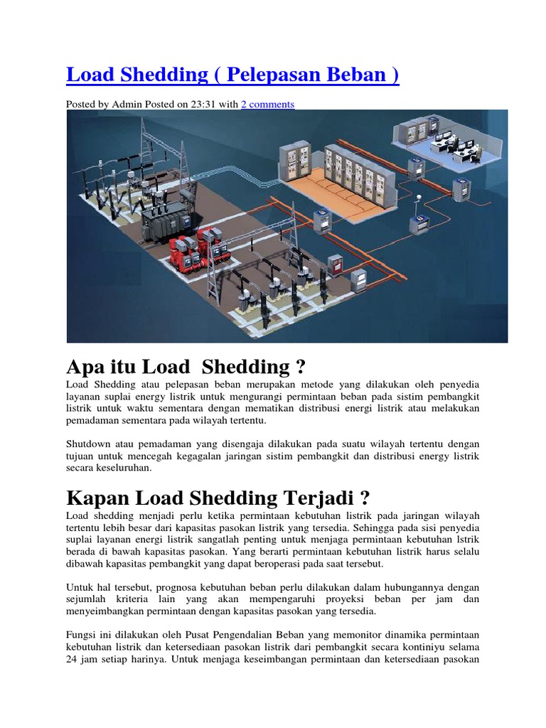 Arti dan Proses Load Shedding Listrik | PDF