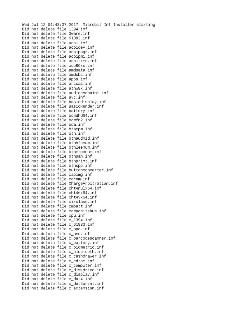 Comport Installer Log | PDF | System Software | Computing