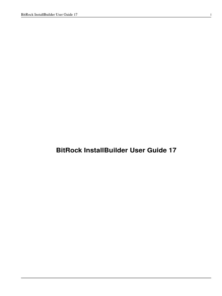 Installbuilder-Step by Step Guide For Installer Creation | PDF ...