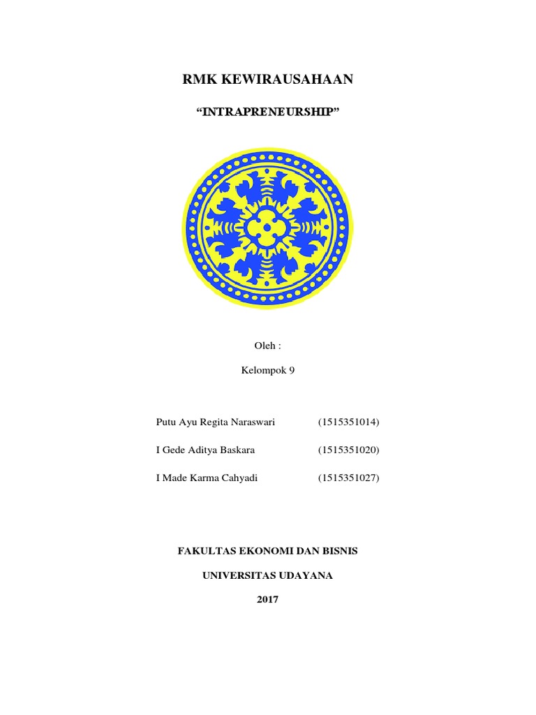 RMK Kewirausahaan Sap 9 | PDF