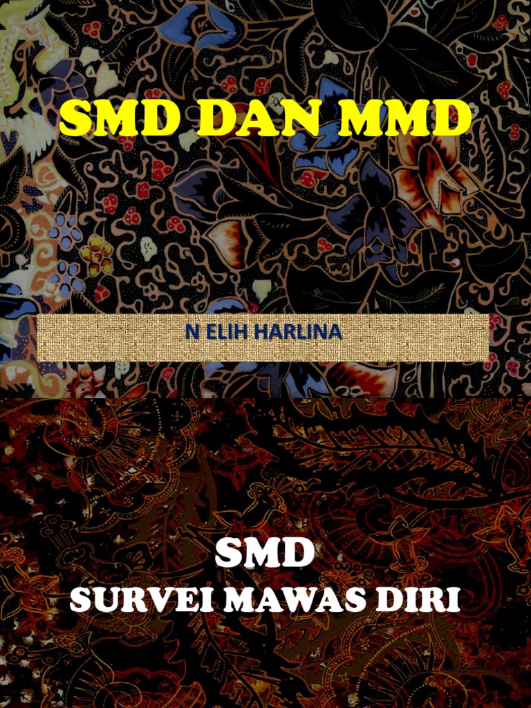 SMD Dan MMD | PDF | Pengembangan Diri