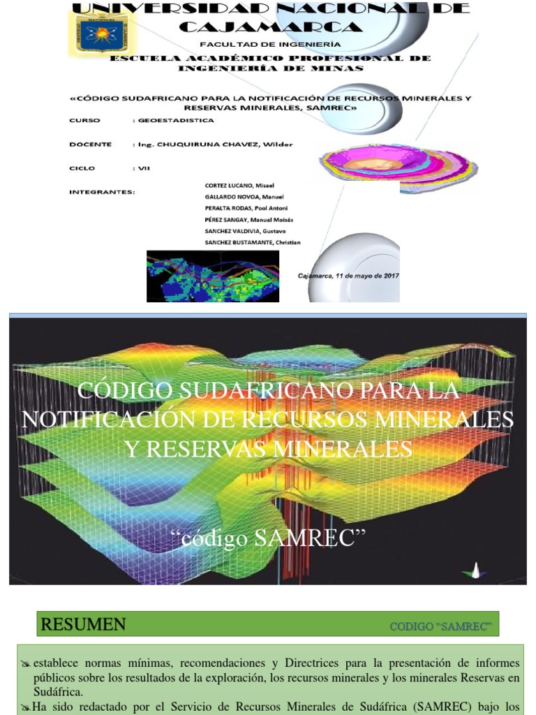 Codigo Samrec | Descargar gratis PDF | Sudáfrica | Minería