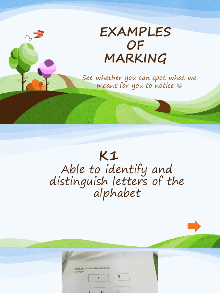 Examples OF Marking: See Whether You Can Spot What We Meant For You To ...