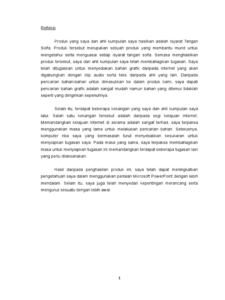 Refleksi Muzik | PDF