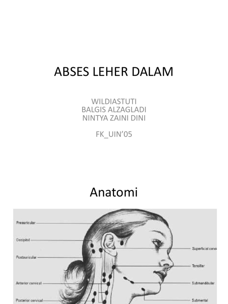 Abses Leher Dalam | PDF