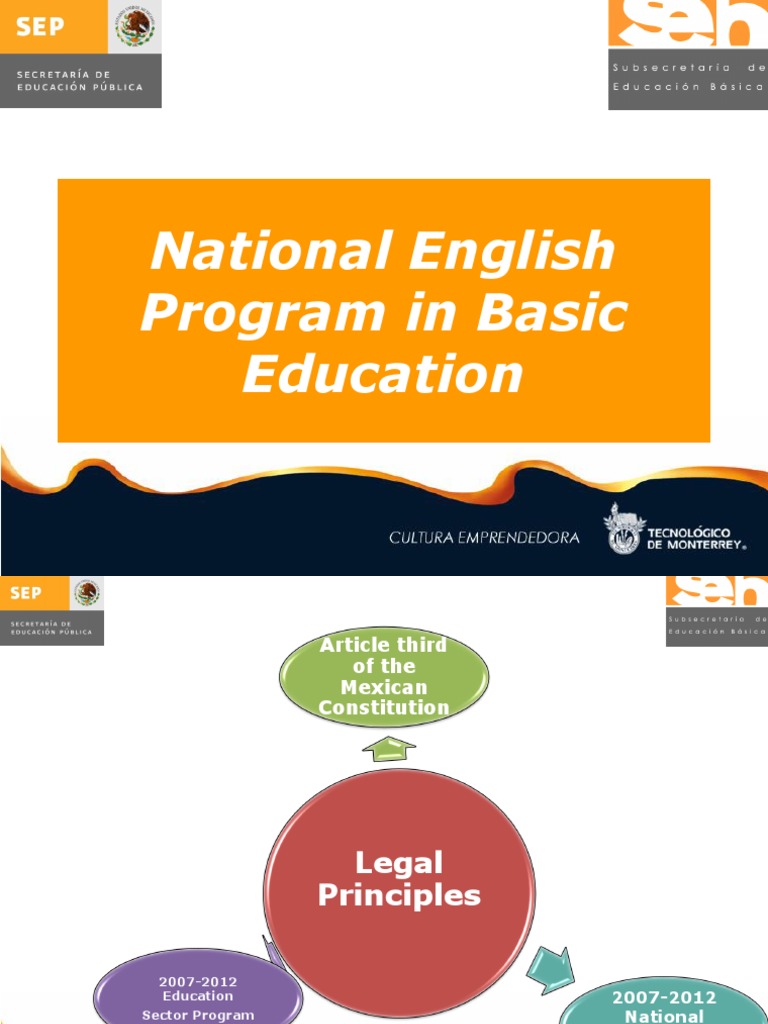 National English Program in Basic Education | PDF | English As A Second ...