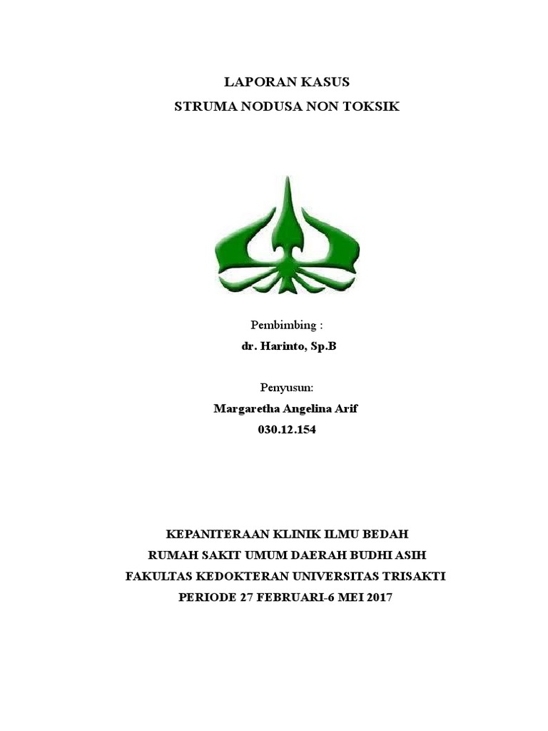 Struma Nodus Non Toxic | PDF | Pengembangan Diri | Kesehatan Holistik