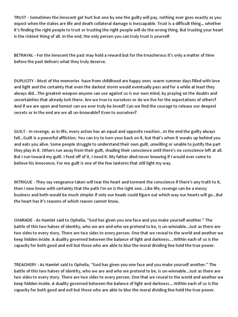 Revenge Monologues | Download Free PDF | Confession (Religion) | Penance