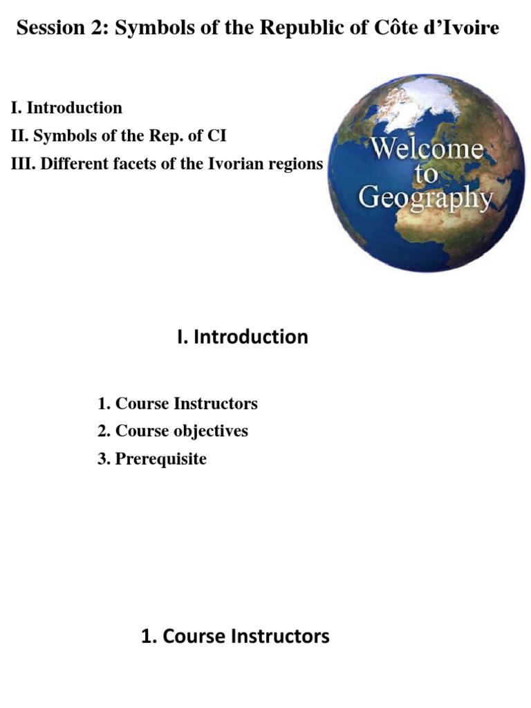 Session 1 - Introduction-Symbols of The Rep of CI | Download Free PDF ...