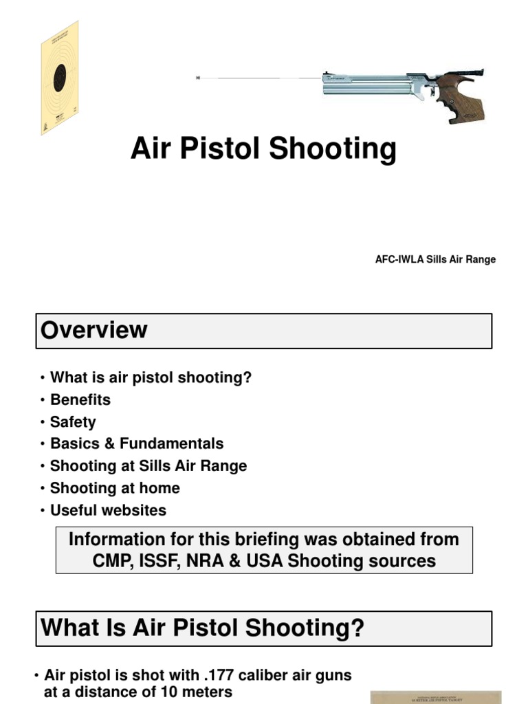 Air Pistol Shooting Fundamentals Guide | PDF | Shooting Sport | Handgun