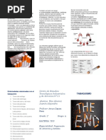 Triptico Tabaco | PDF | Fumar tabaco | Adicción