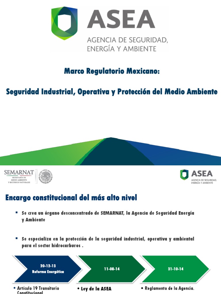 Marco Regulatorio Mexicano: Seguridad Industrial, Operativa y ...