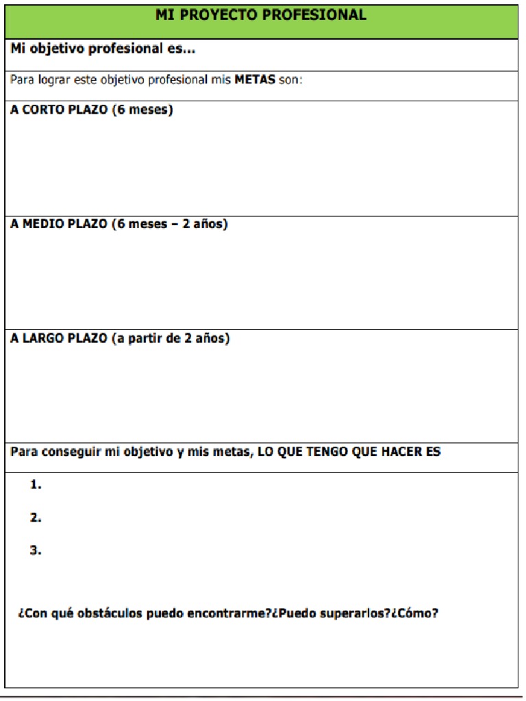 Ejercicios Metas | PDF