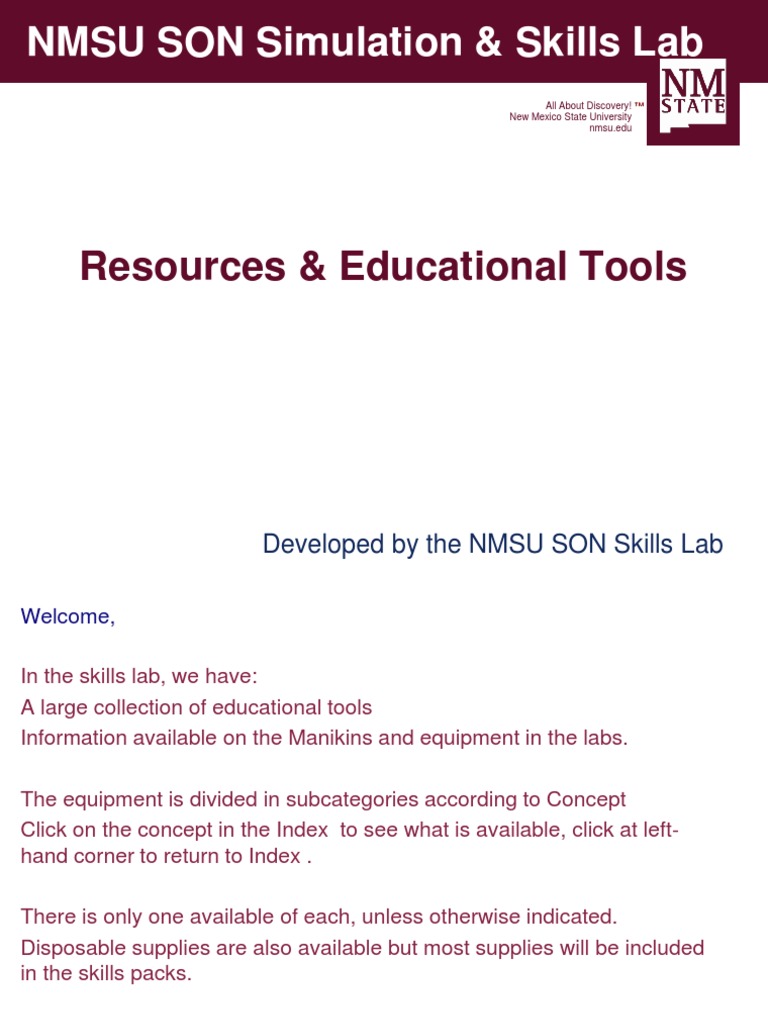 Nursing Skills Lab Equipment & Supplies | PDF | Childbirth | Pregnancy