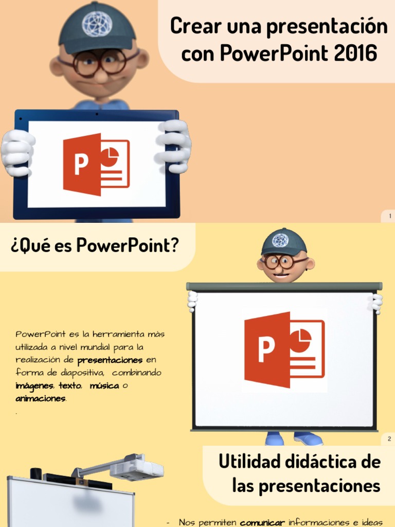 Crear Una Presentación Con PowerPoint 2016 | Microsoft PowerPoint ...