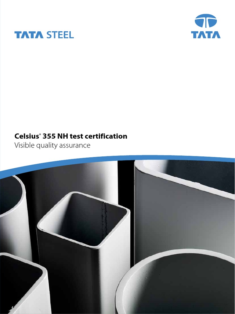 Celsius® 355 Validation Brochure PDF | PDF | Certification | Steel