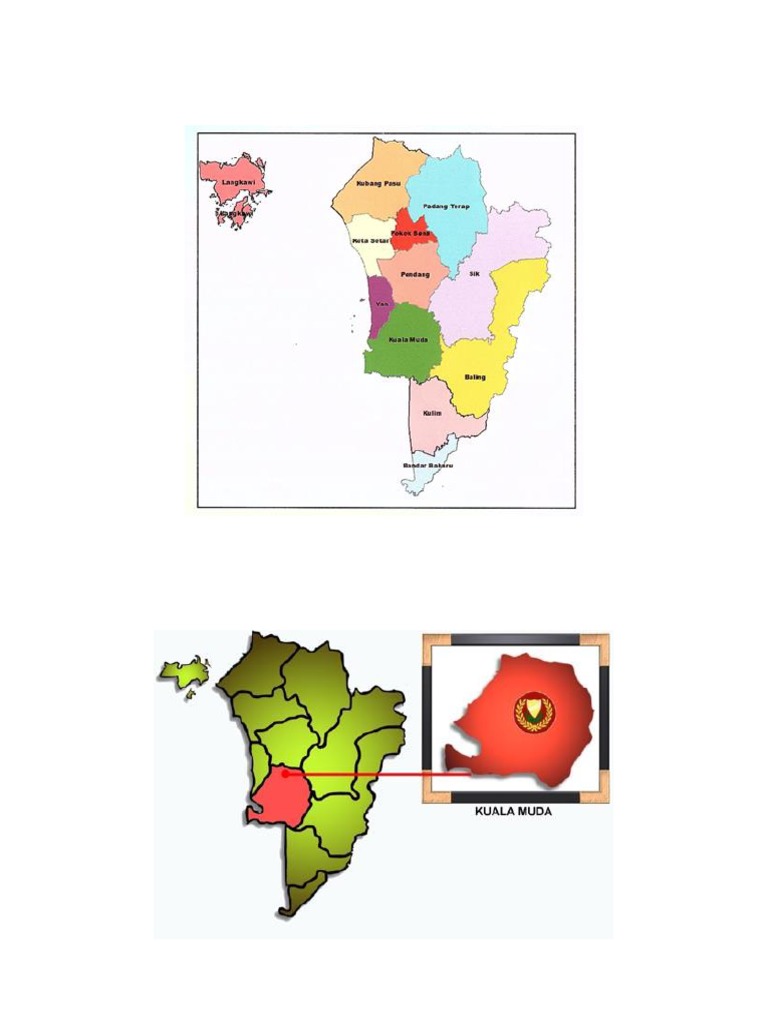 Peta Daerah Kuala Muda | PDF